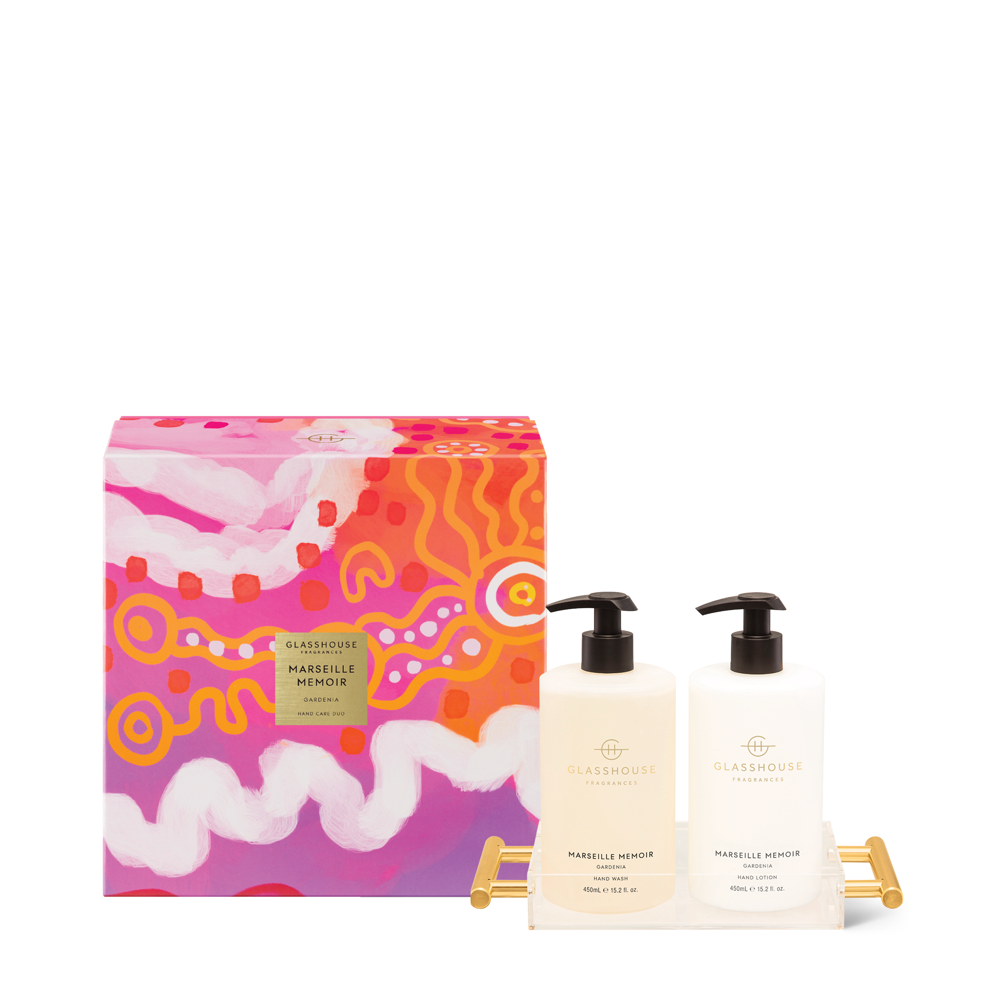Marseille Memoir Hand Care Duo Gift Set - Absolutely Beautiful Flowers