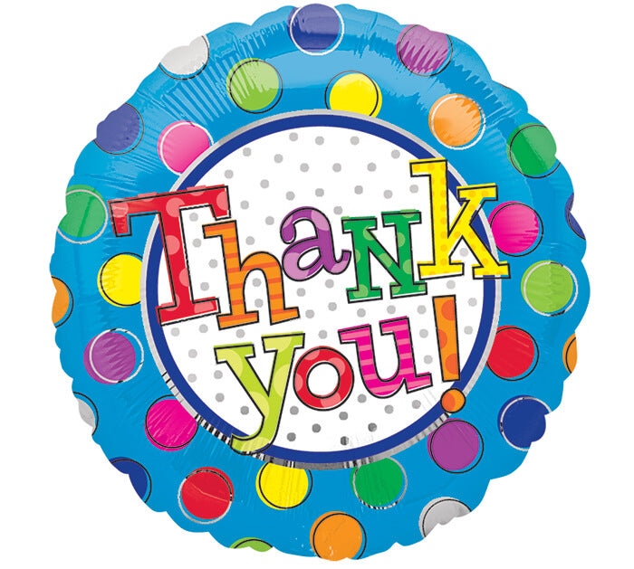 Balloon - Bright Thank You - Absolutely Beautiful Flowers